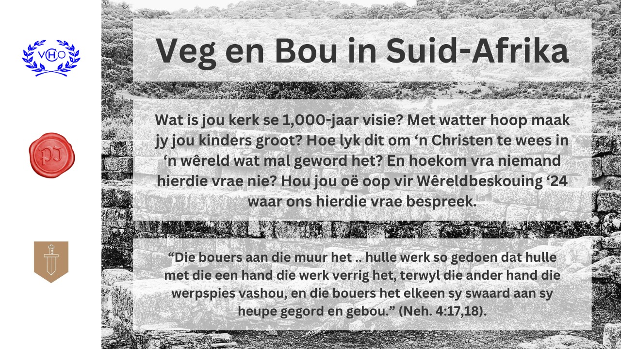 Gesprekke | Veg en Bou in Suid-Afrika