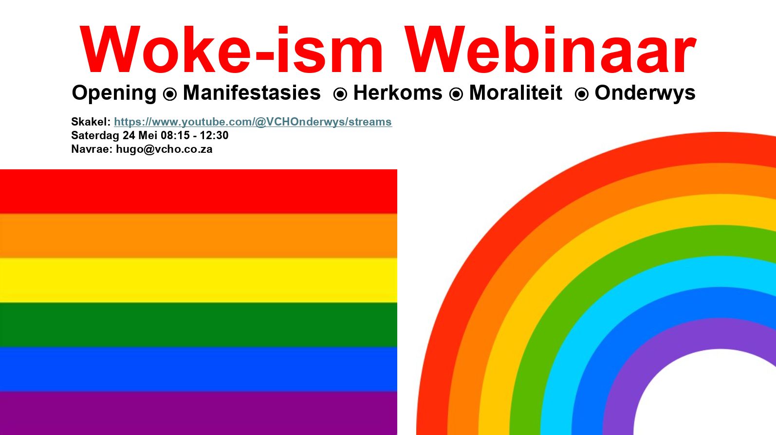 Woke-ism webinaar suksesvol